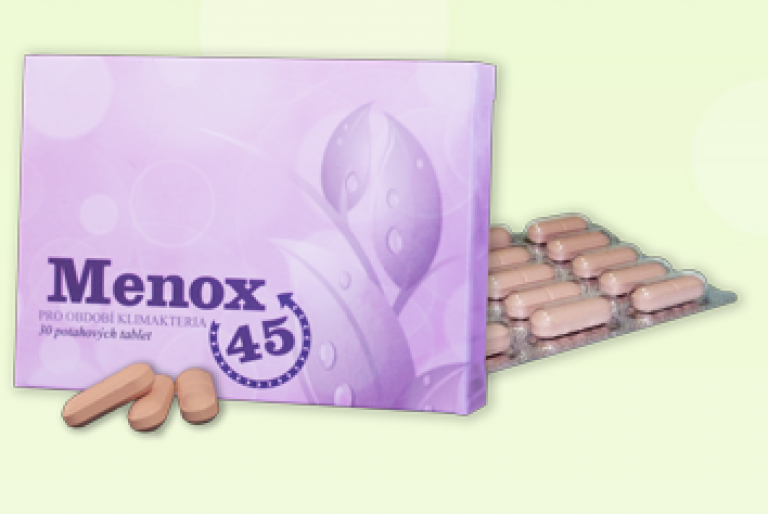 Menox 45 - tabletky na menopauzu ve výborné ceně - Bio Poradce