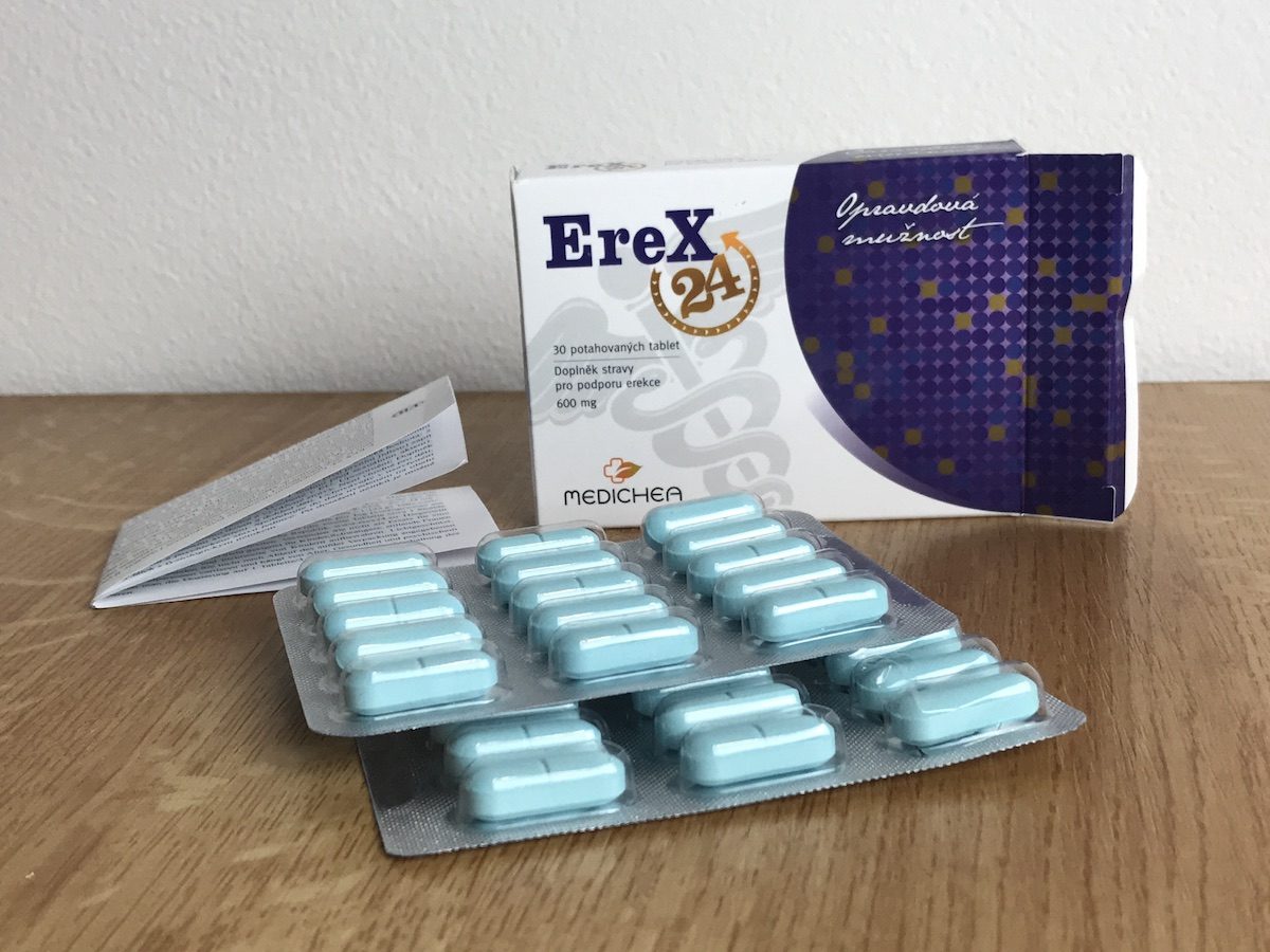E-reX 24 - recenze + mé zkušenosti (podpora erekce, libida) - Bio Poradce