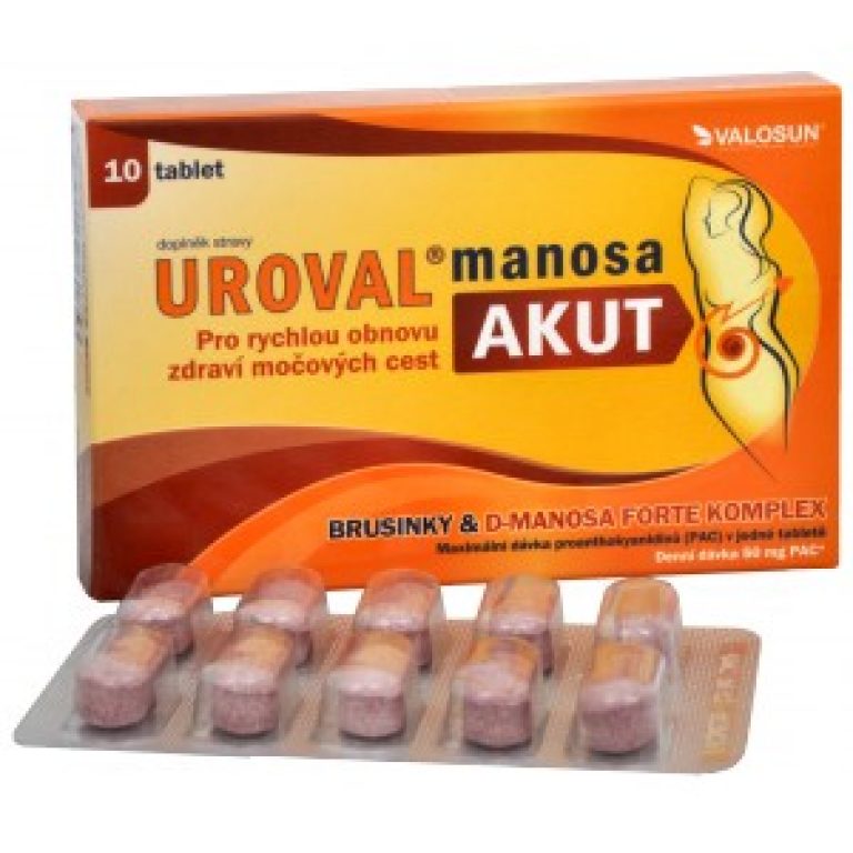 Uroval manosa Akut - močové ústrojí (recenze + ceny) - Bio Poradce